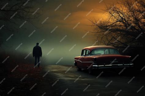 Premium Photo Spectral Hitchhiker Files Haunting Histories Along Lonely Roads