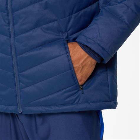 Pieaugušo īsa Futbola Jaka Tumši Zila Decathlon