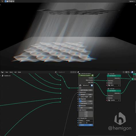 Generating Refractive Caustics With Geometry Nodes R Blender