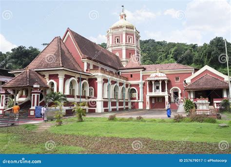 Shri Shantadurga Famous Hindu Temple In Ponda Goa Stock Image