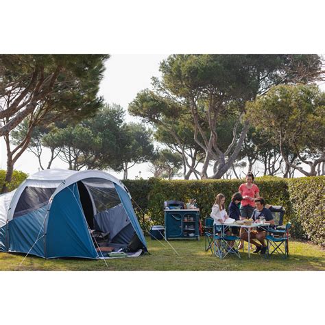 Meuble De Cuisine Pliable Pour Le Camping Bleu Sarcelle Quechua