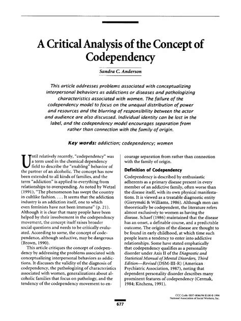 Codependency Pdf