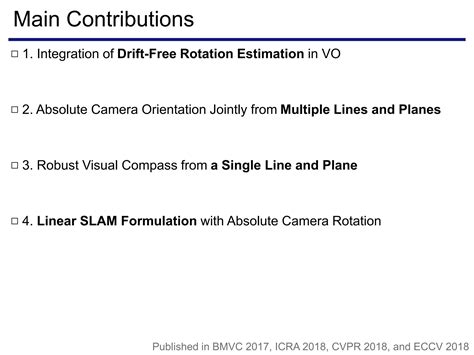 Visual Odometry And Slam Utilizing Indoor Structured Environments Ppt