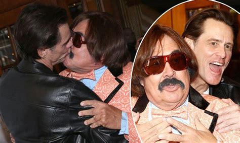 Jim Carrey Kisses Tony Clifton Impersonator At Tiff Daily Mail Online