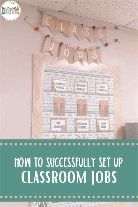 successful class job set up class jobs classroom jobs classroom job