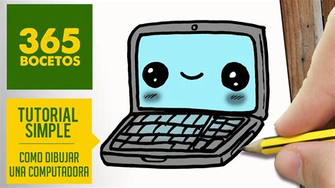 COMO DIBUJAR UNA COMPUTADORA KAWAII PASO A PASO Dibujos Kawaii
