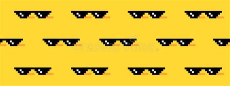 Pixel Glasses Minecraft Glasses Spectacles For Meme Sunglasses With Red And Blue For Thug