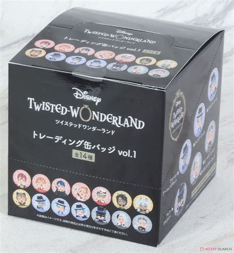 ディズニー ツイステッドワンダーランド トレーディング缶バッジvol1 ツイステスタンプ Byみふねたかしのアート 14個セット
