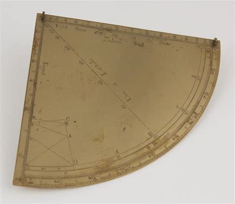 English Brass Quadrant 5 Inch Radius Science Museum Group Collection