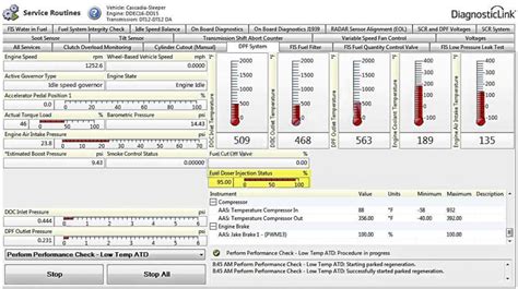 Detroit Ddec16 Dd15 Ghg17 Engine Performance Test Low Temperature Atd