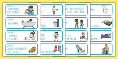 Tarjetas Como Cuidar De Mí Mismao Teacher Made Twinkl