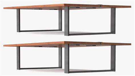 Modular Conference Table With Data Ports 3d Model 29 3ds Blend