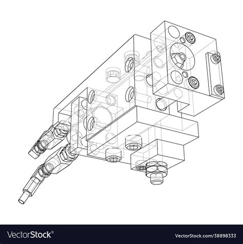 Abstract Industry Object Concept Royalty Free Vector Image