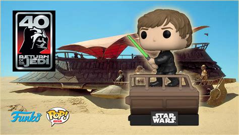Return Of The Jedi At 40 Funko Unveils Jabbas Skiff Luke Skywalker