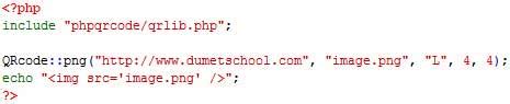 Membuat Qr Code Dengan Php