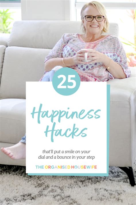 25 Happiness Hacks The Organised Housewife