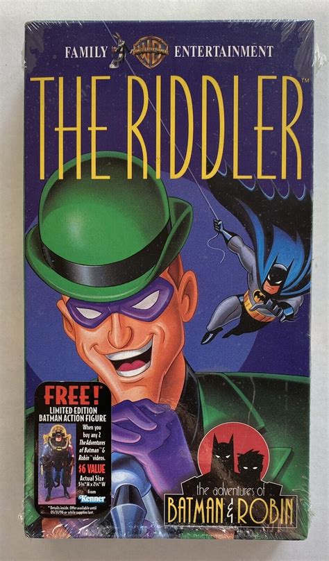 The Adventures Of Batman Robin The Riddler Vhs 1995 For Sale