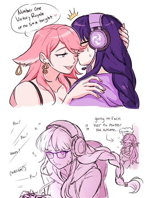 Yae Miko Motivates Ei Dashsdoodles Rgenshinsapphic