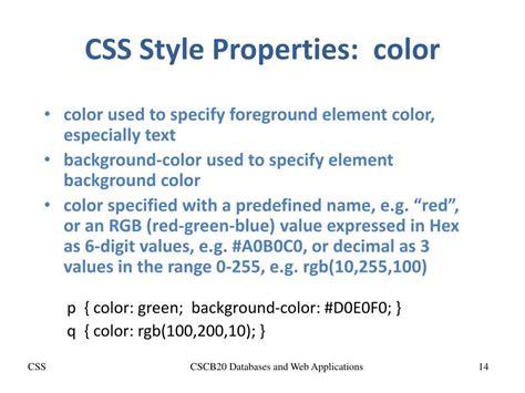 Ppt Cascading Style Sheets Css Powerpoint Presentation Free