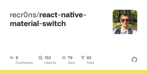 Github Recr0ns React Native Material Switch
