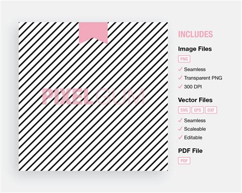 Seamless Diagonal Line Pattern Svg Editable Stripes Pattern Svg Eps Dxf Png Pdf Etsy