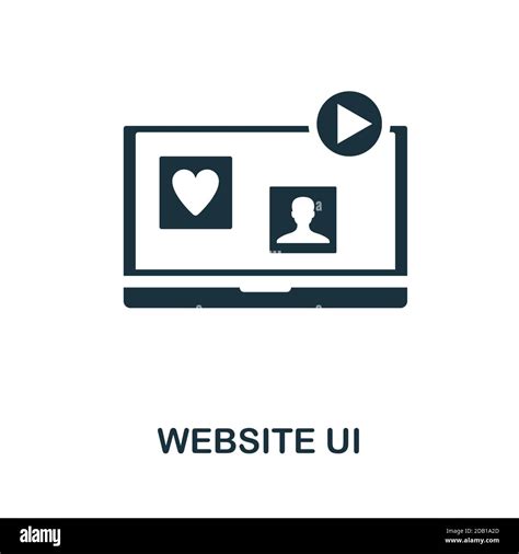 Website Ui Icon Simple Element From Website Development Collection