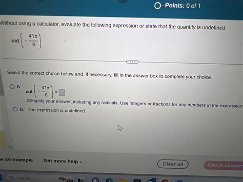 Solved Without Using A Calculator Evaluate The Following