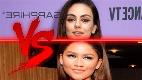 Mila Kunis Vs Model Zendaya YouTube