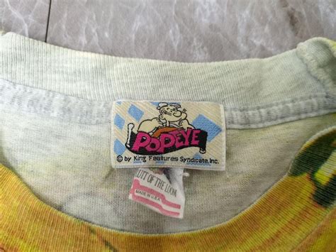 Usa製 ポパイ Aop オールオーバープリント ヴィンテージtシャツ Made In The Usa Popeye Aop All Over