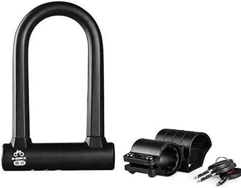 Dmni Bike U Lock With Key And Brackets 2mm Pvc Bike Locks Anti