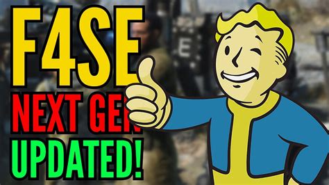 How To Install F4se And High Fps Physics Fix For Fallout 4 Next Gen Update Youtube