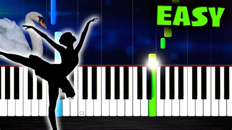 Tchaikovsky Swan Lake Theme EASY Piano Tutorial By PlutaX YouTube