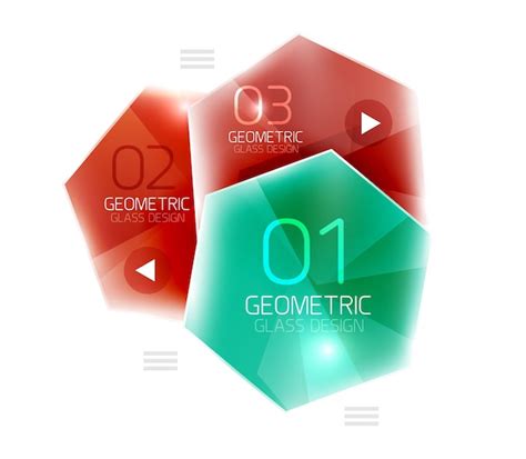 Fondo Geométrico Abstracto Hexagonal Vector Premium