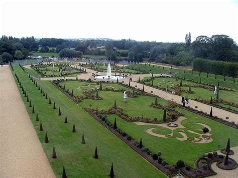 Hampton Court Palace Grounds Gardens Maze Knot Garden Victorian