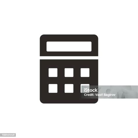 계산기 아이콘 벡터 Ui 개념의 간단한 요소 그림입니다 계산기 아이콘 벡터 인포 그래픽 개념 벡터 그림입니다 0명에 대한 스톡 벡터 아트 및 기타 이미지 Istock