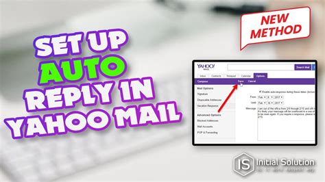 How To Set Up Auto Reply In Yahoo Mail Initial Solution Youtube