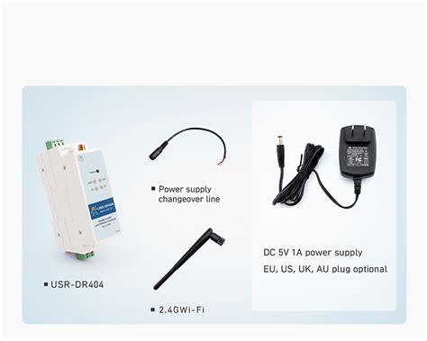 DIN Rail RS485 To WiFi Converters RS485 To 802 11 A B G N WLAN Serial Device Servers PUSR IOT