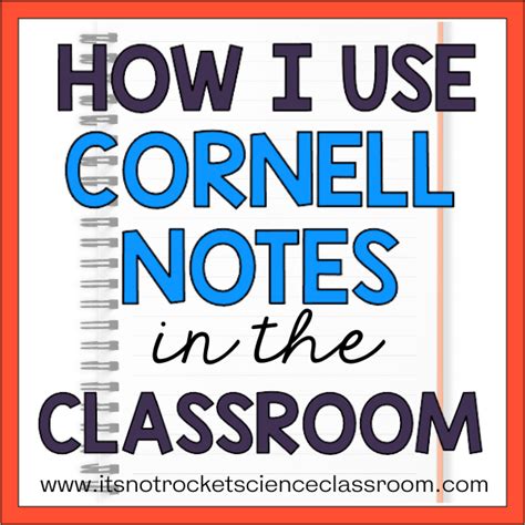Easily Teach Your Babes To Take Effective Cornell Notes Artofit