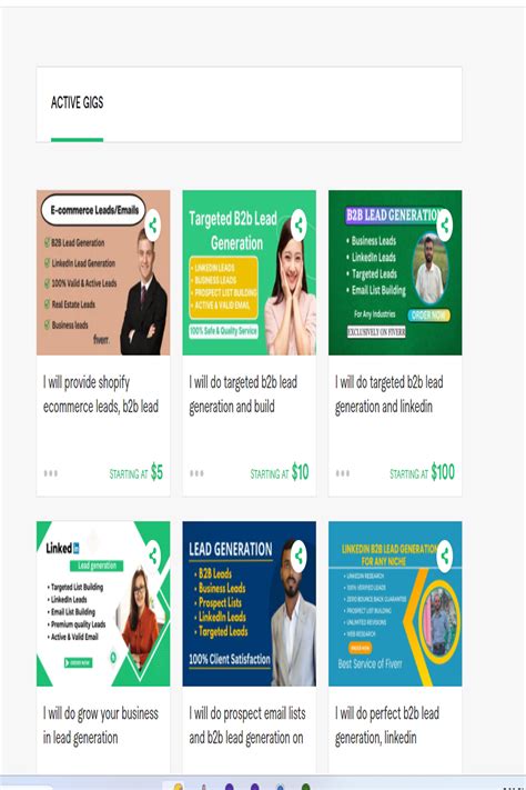 Best Lead Generation In Fiverr