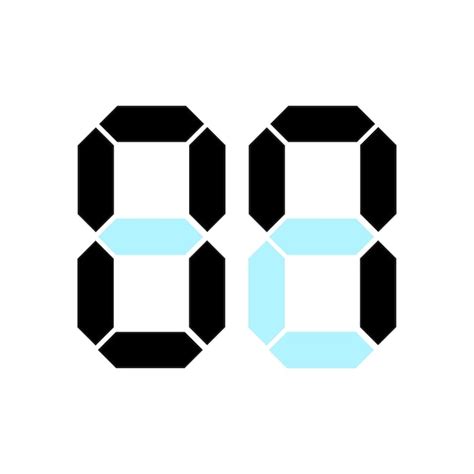 Premium Vector Number Digit Display Design Element Can Be Used For