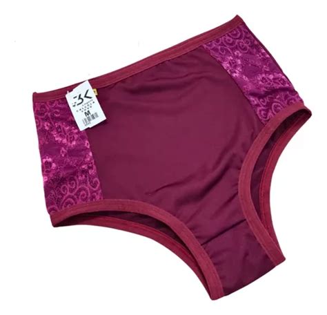 Kit 5 Calcinha Calçola Plus Size Senhora Cintura Alta MercadoLivre