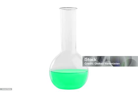 청록색 액체와 함께 시험 관 흰색 배경에 고립 의학 화학입니다 가로 프레임 Stem 주제에 대한 스톡 사진 및 기타 이미지