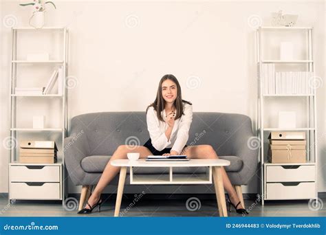 Seductive Secretary In Office Pretty Accountant Sensual Businesswoman
