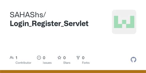 Github Sahashsloginregisterservlet