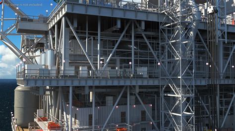 Spar Platform 3d Model 199 3ds Blend C4d Fbx Max Ma Lxo Obj