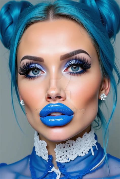 [open] Luxury Girl Bimbo Blue Makeup By Makehunter On Deviantart