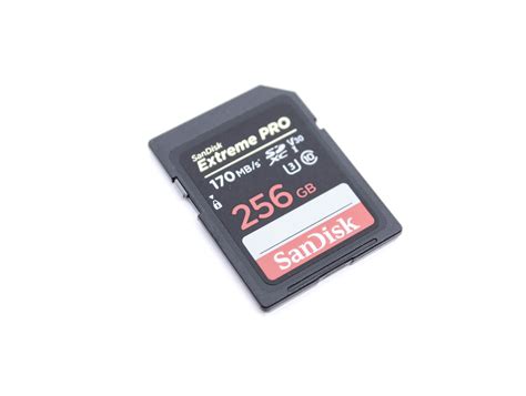 Used SanDisk Extreme Pro 170MB/s 256GB UHS-I SDXC Card | MPB