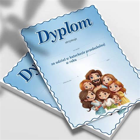 Dyplom Za Udział W Katechezie Religia Galanteria Dyplomydladzieci Pl