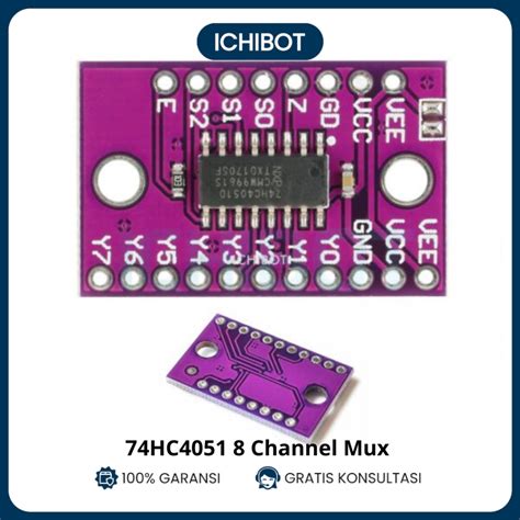 74HC4051 8 Channel Mux Analog Multiplexer Module 74 4051 Ch ICHIBOT STORE