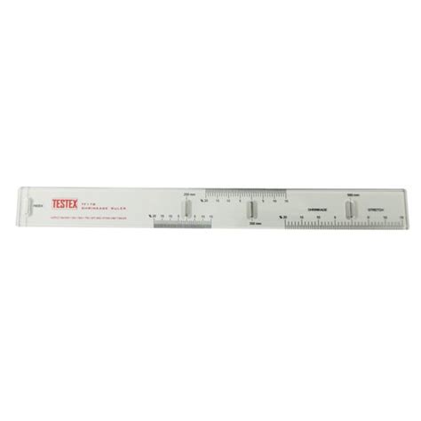 Shrinkage Template Scale Shrinkage Template Stability Template And Shrinkage Ruler TESTEX